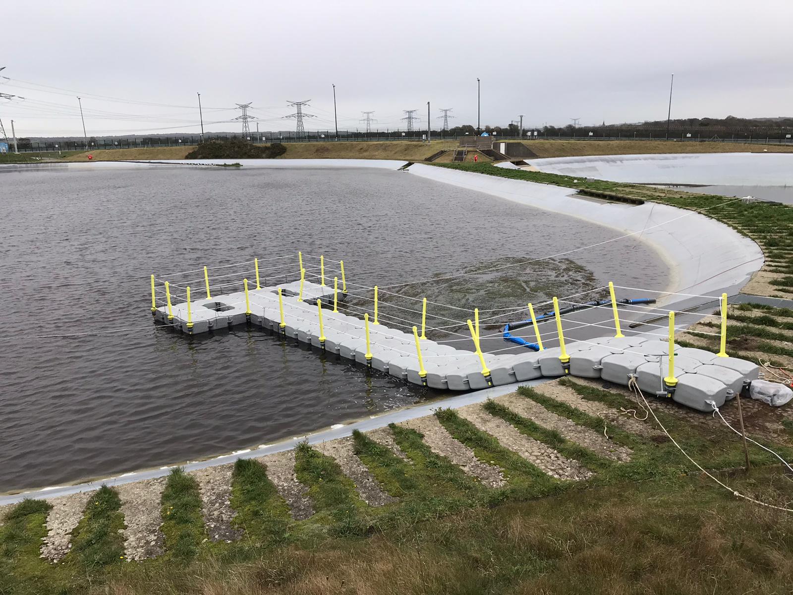 Pontons flottants CUBISYSTEM pour les Travaux Publics